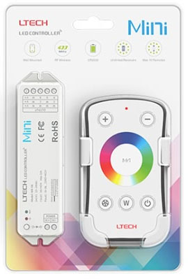 9A Mini RGBW RF Controller and Remote | Dualcom Technology