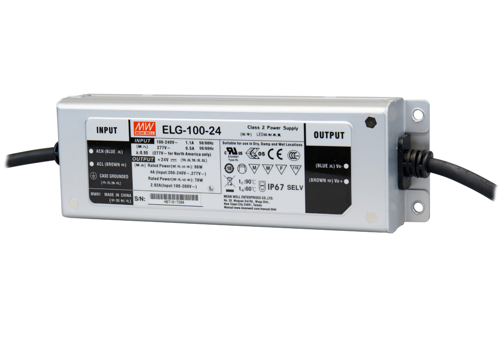 ELG Series 100W Power Supply - 24V | Dualcom Technology